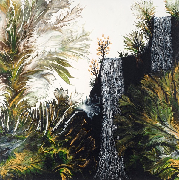 Katrina Cosgrove Art New Plymouth New Zealand Waterfall Botanical Artist